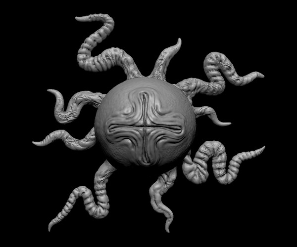 ArtStation - 3D PRINTABLE ALIEN EGG OVOMORPH 1979 WITH ROOTS | Resources