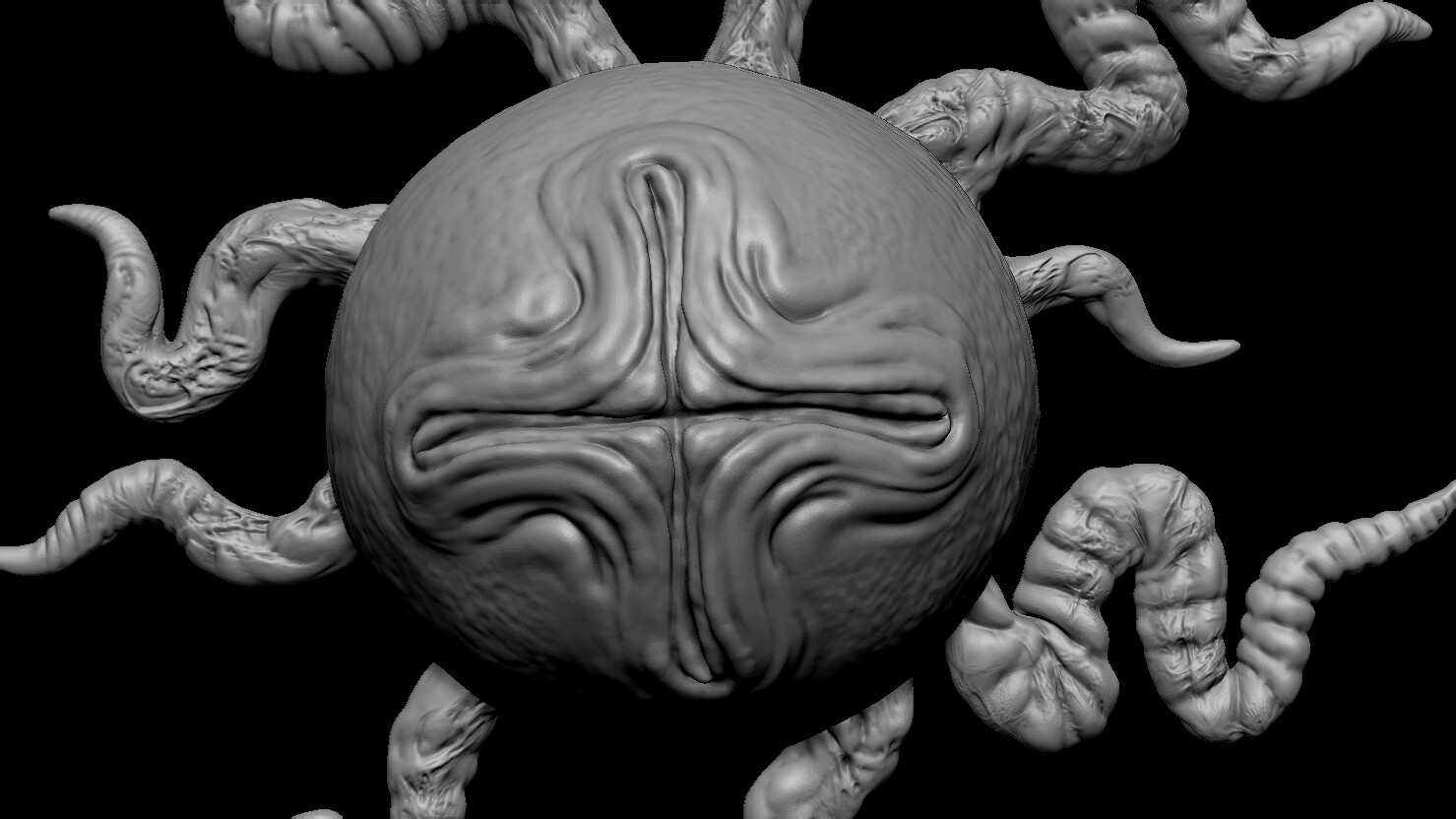 ArtStation - 3D PRINTABLE ALIEN EGG OVOMORPH 1979 WITH ROOTS | Resources