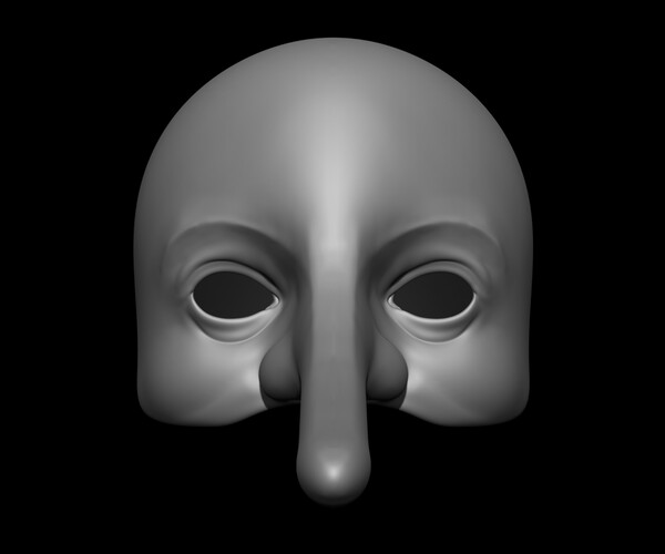 ArtStation - 3D PRINTABLE LIAR MASK - AKA SLIPKNOT BASE MASK IOWA LIAR ...