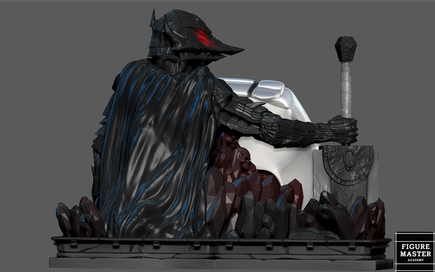 ArtStation - BERSERK GUTS PS4 PS5 CONTROLLER HOLDER ANIME FANTASY ...