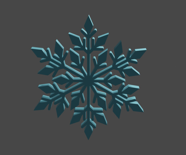 ArtStation - Snowflakes | Game Assets