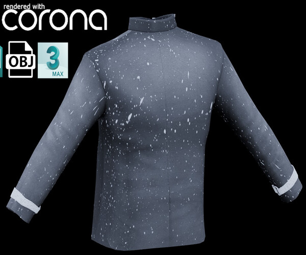 ArtStation - High Fashion Sci-Fi Jacket Low-poly | Game Assets