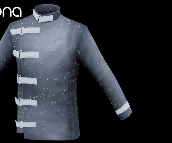 ArtStation - High Fashion Sci-Fi Jacket Low-poly | Game Assets