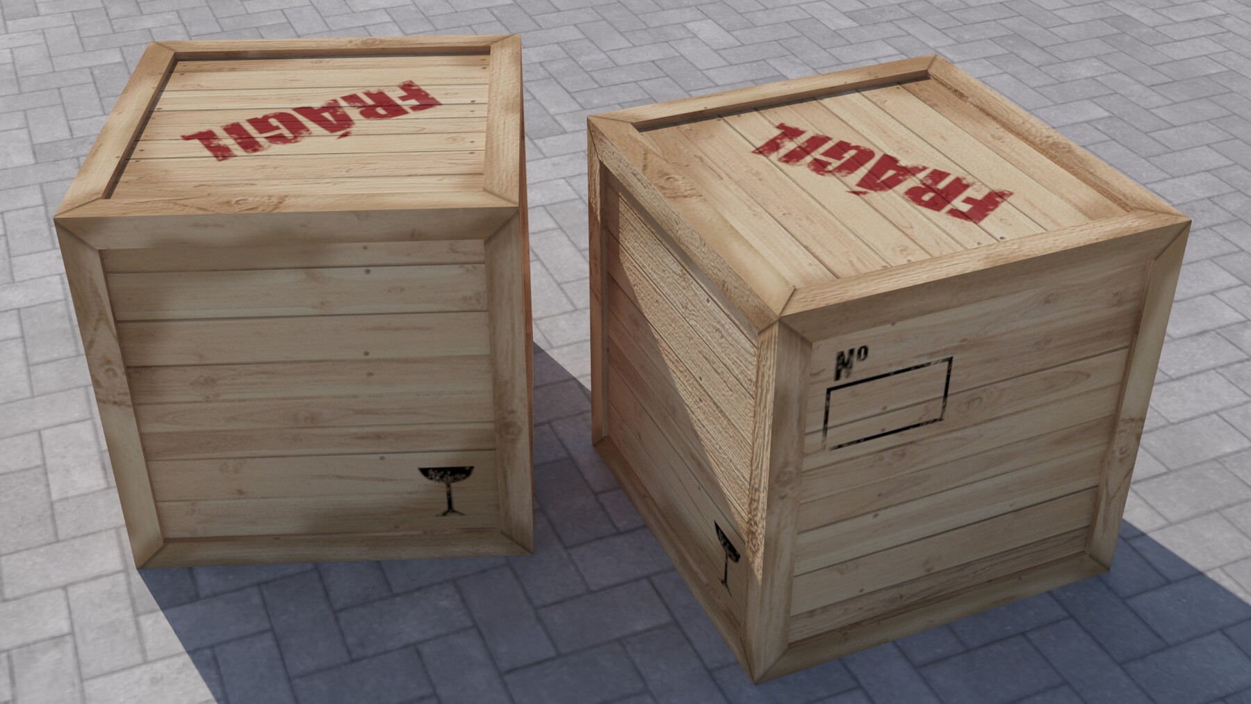 ArtStation - Wood Box | Game Assets