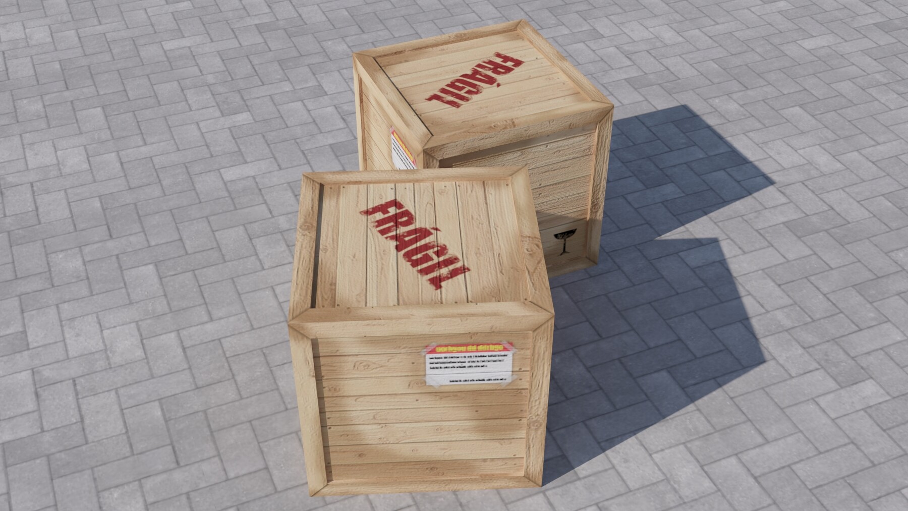 ArtStation - Wood Box | Game Assets