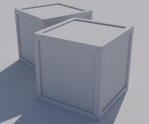 ArtStation - Wood Box | Game Assets