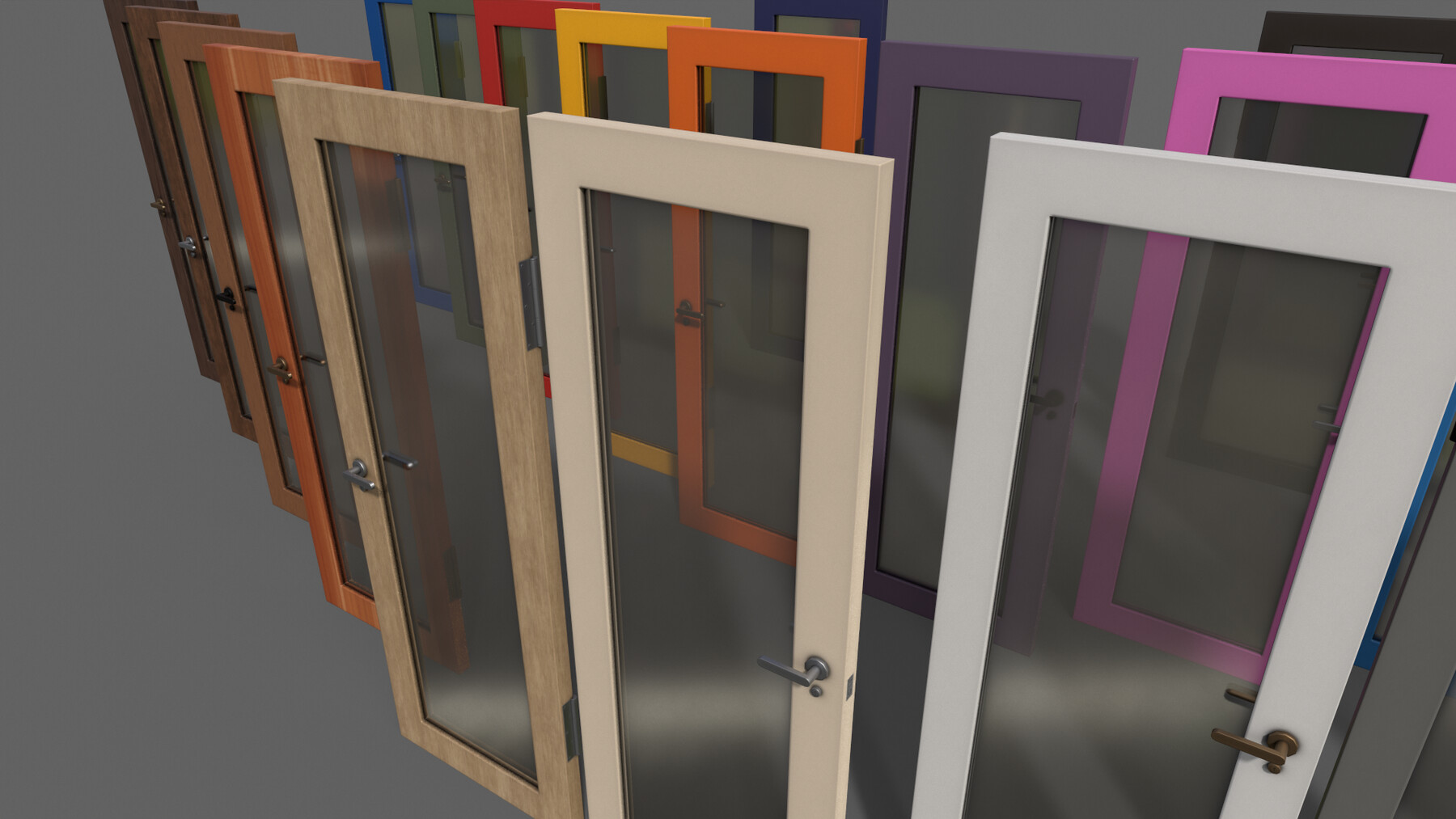 ArtStation - PBR Wood Door C | Game Assets