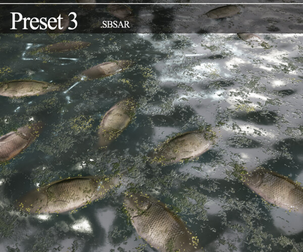ArtStation - Material of Dead Fish in River | Game Assets