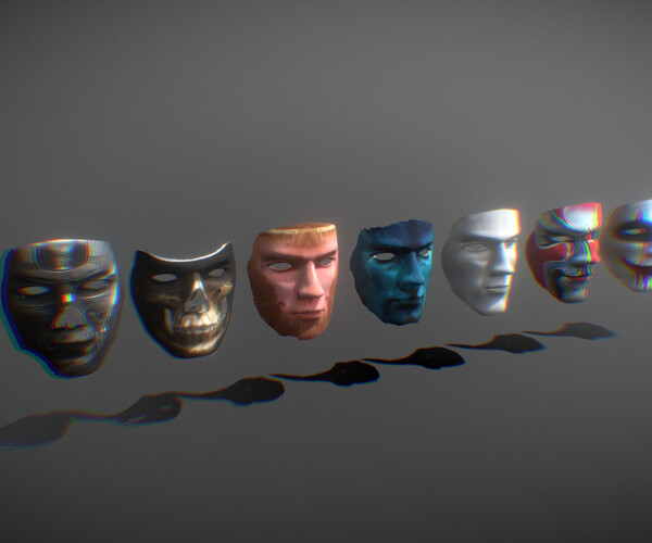 ArtStation - Masks | Game Assets