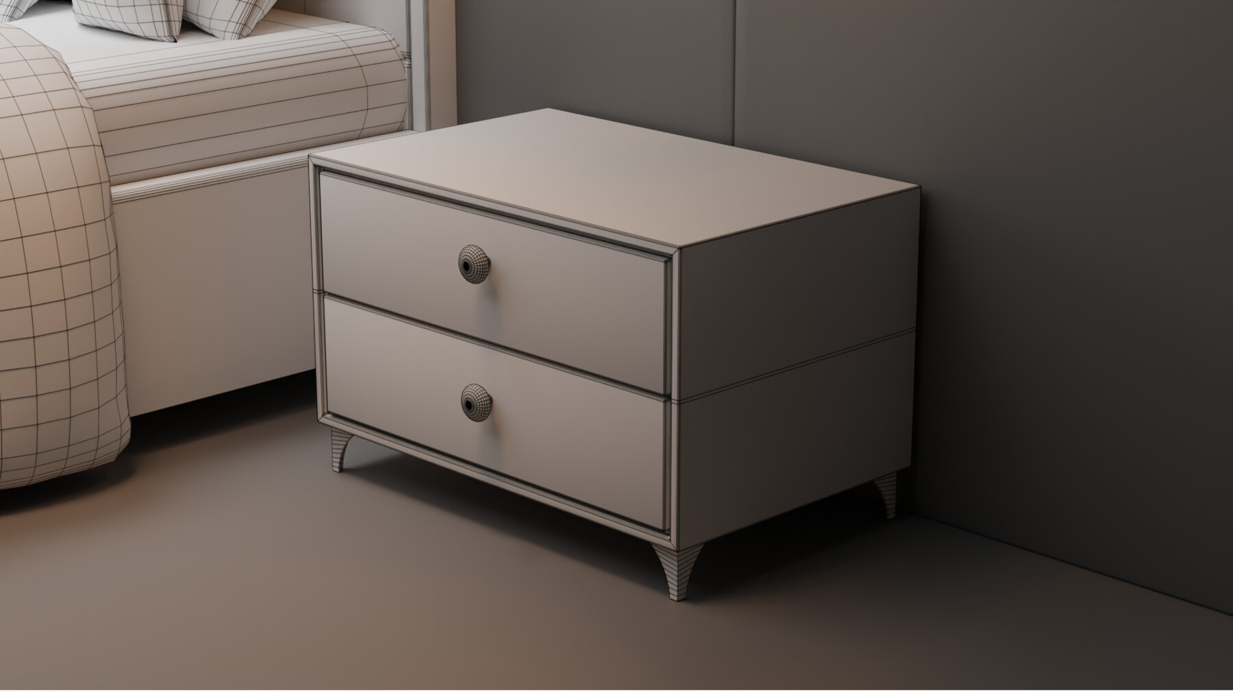 ArtStation - Bed 05 | Game Assets