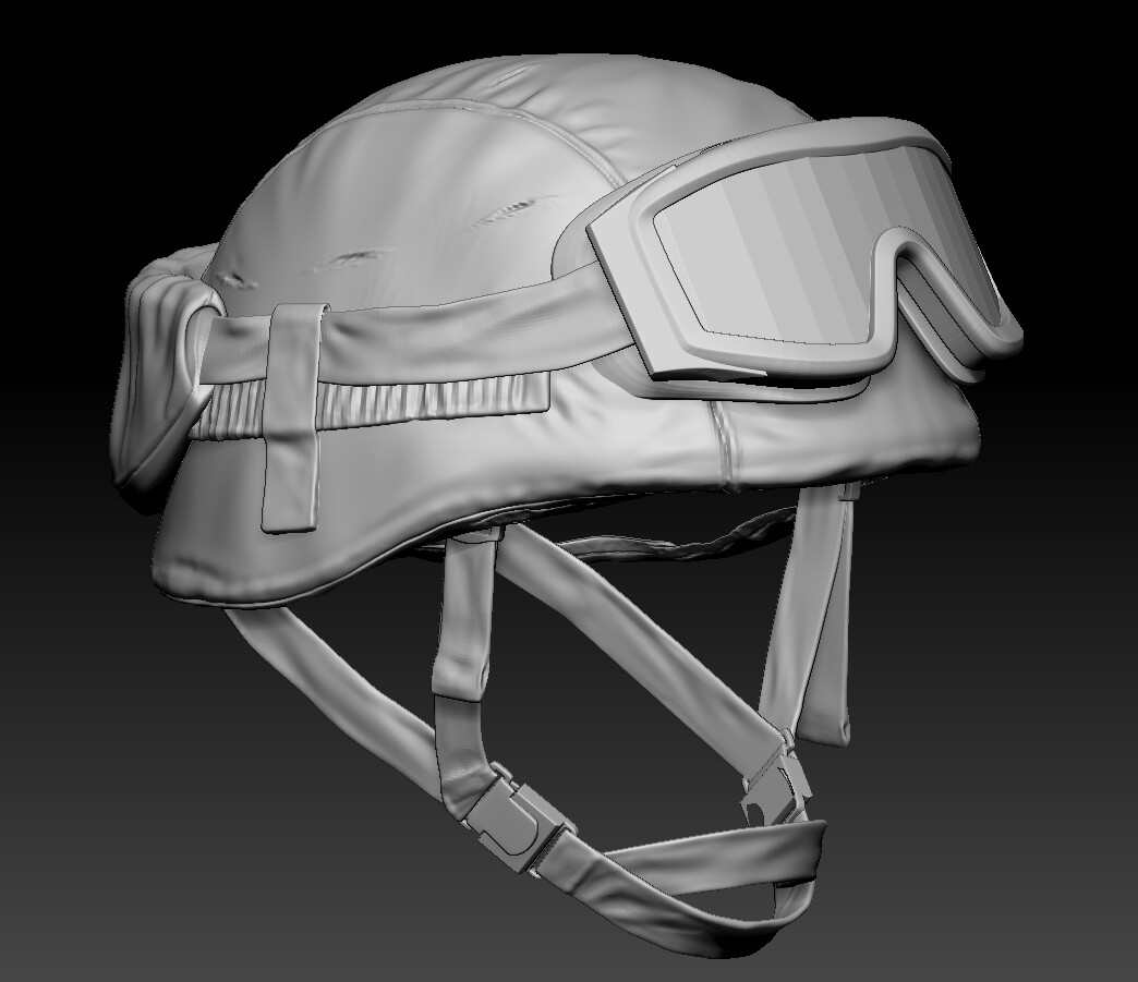3DMA Studios - MILITARY Game Ready PASGT Helmet Low-poly 3D model