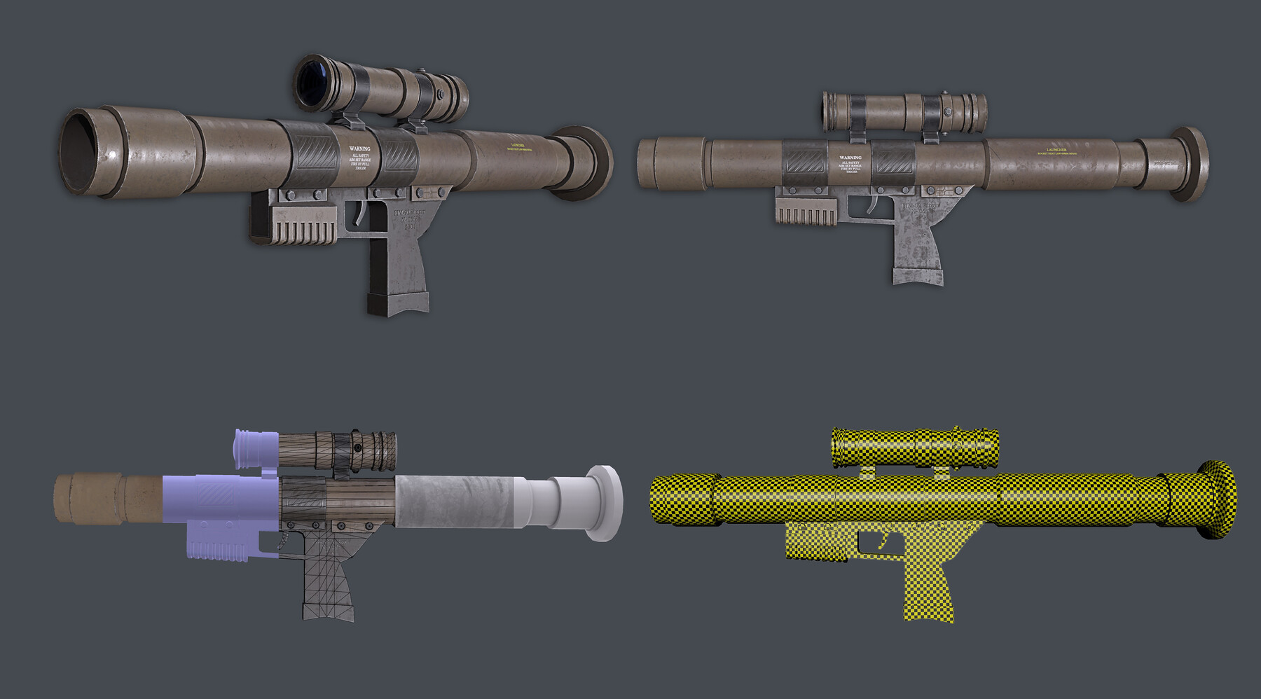 ArtStation - Rocket Launcher Pack Game Ready | Game Assets