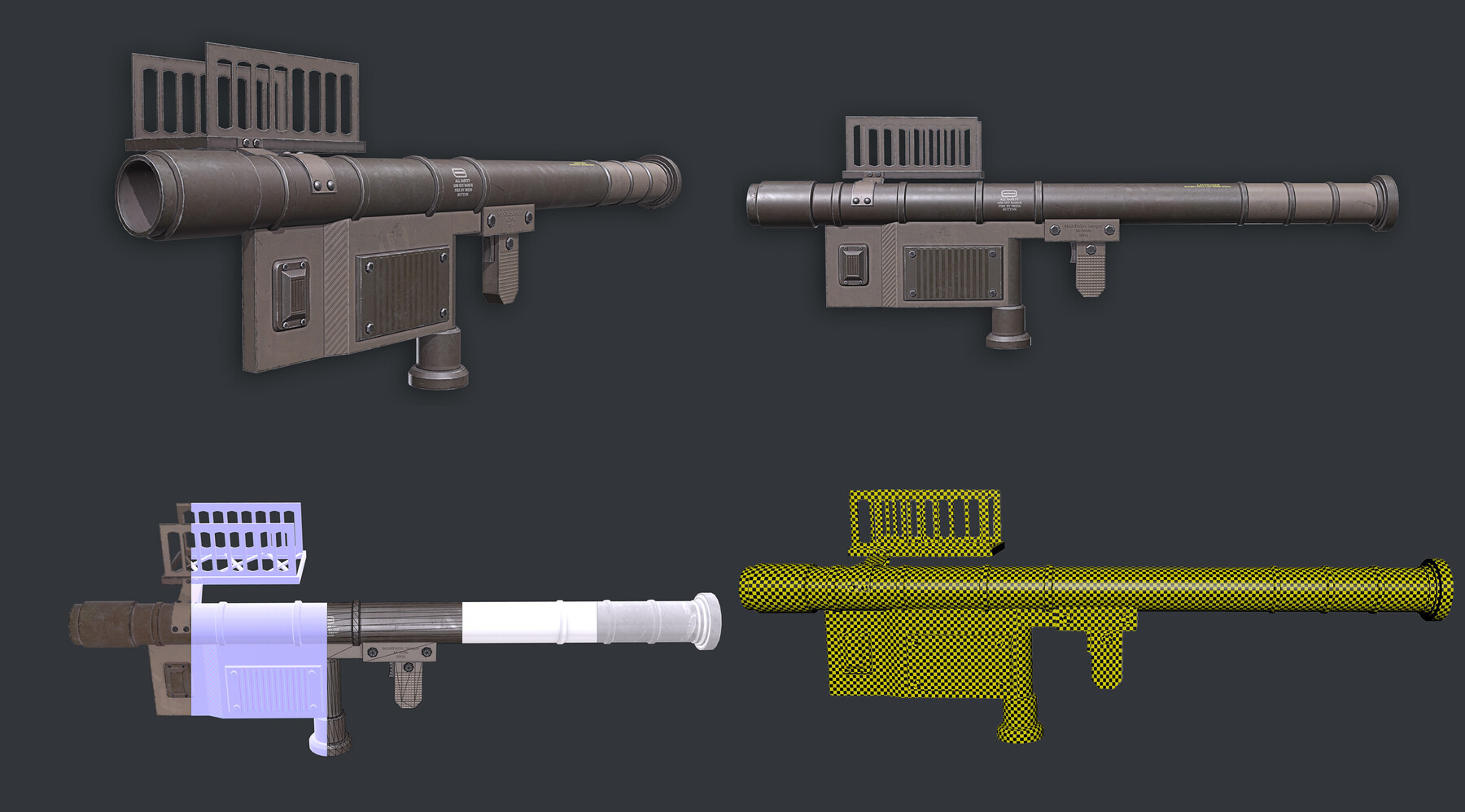 ArtStation - Rocket Launcher Pack Game Ready | Game Assets