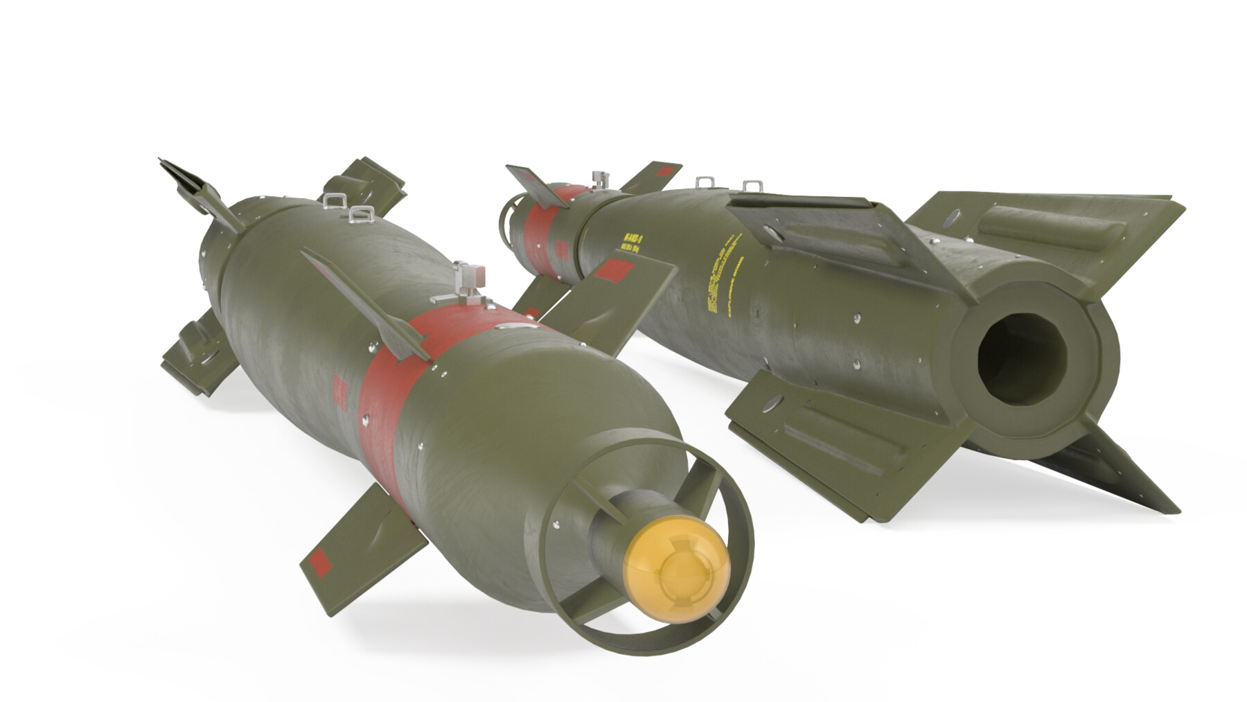 ArtStation - GBU-10 Paveway II Laser Guided Bomb 3D Model | Resources