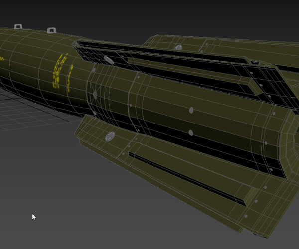 ArtStation - GBU-10 Paveway II Laser Guided Bomb 3D Model | Resources