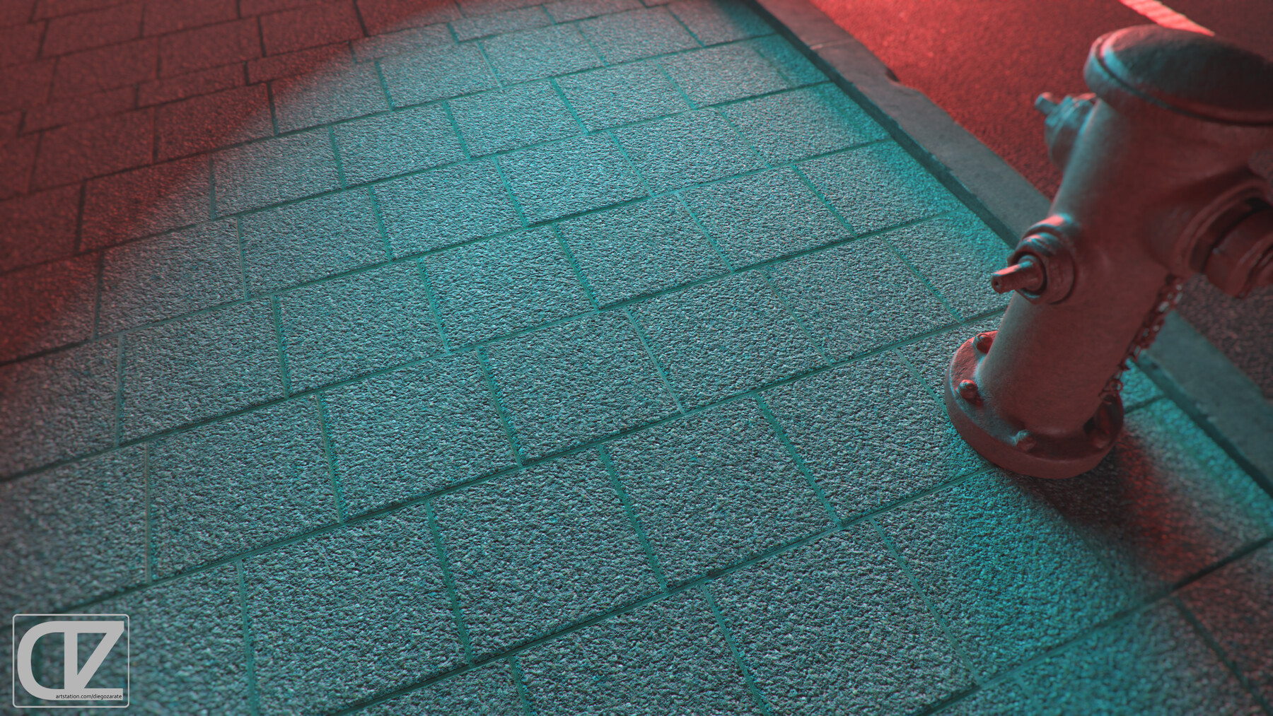 ArtStation - PBR - SIDEWALK - 4K TEXTURES | Game Assets