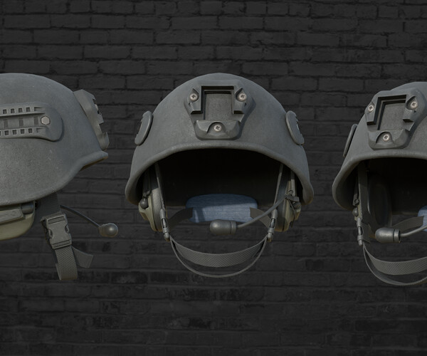 ArtStation - MILITARY Game Ready Kiver RSP Russian Helmet Low-poly 3D ...