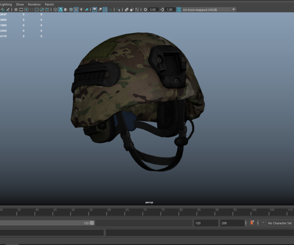 ArtStation - MILITARY Game Ready Kiver RSP Russian Helmet Low-poly 3D ...