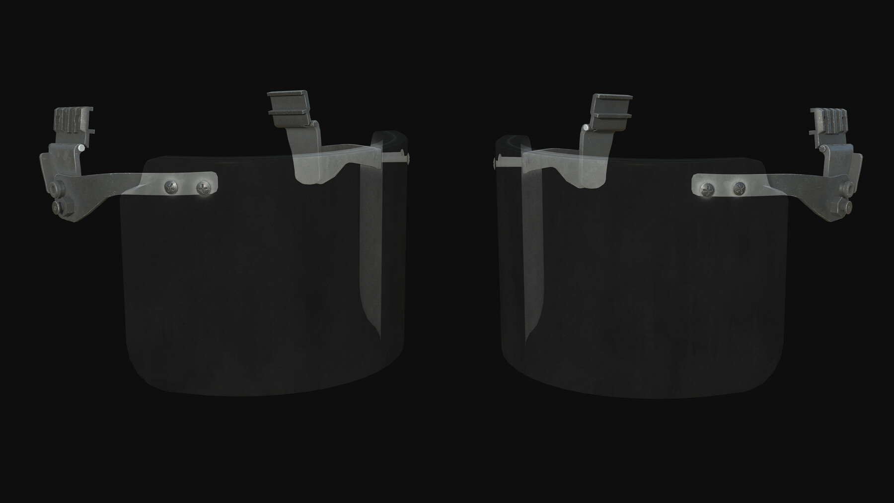 ArtStation - MILITARY Game Ready Ballistic Visor Low-poly 3D model ...