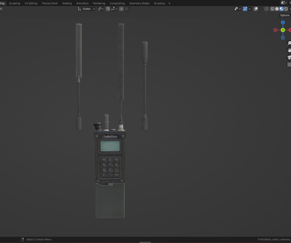 ArtStation - MILITARY Trellis Ware TW-950 TSM Radio Low-poly 3D model ...