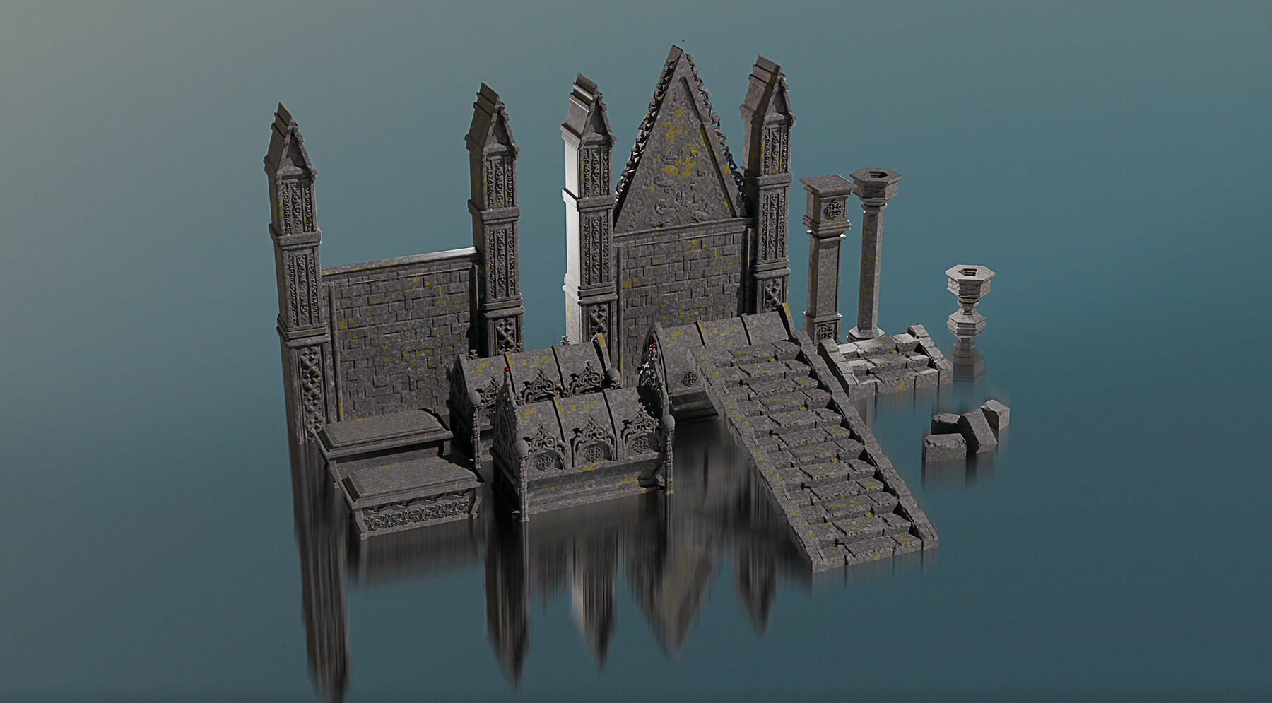 ArtStation - Gothic KitBash Pack for Concept Art | Resources