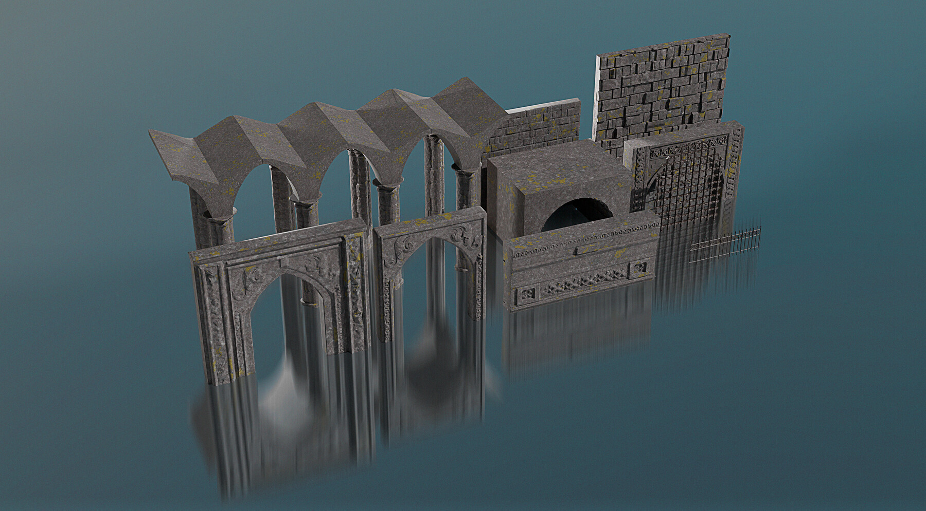 ArtStation - Gothic KitBash Pack for Concept Art | Resources