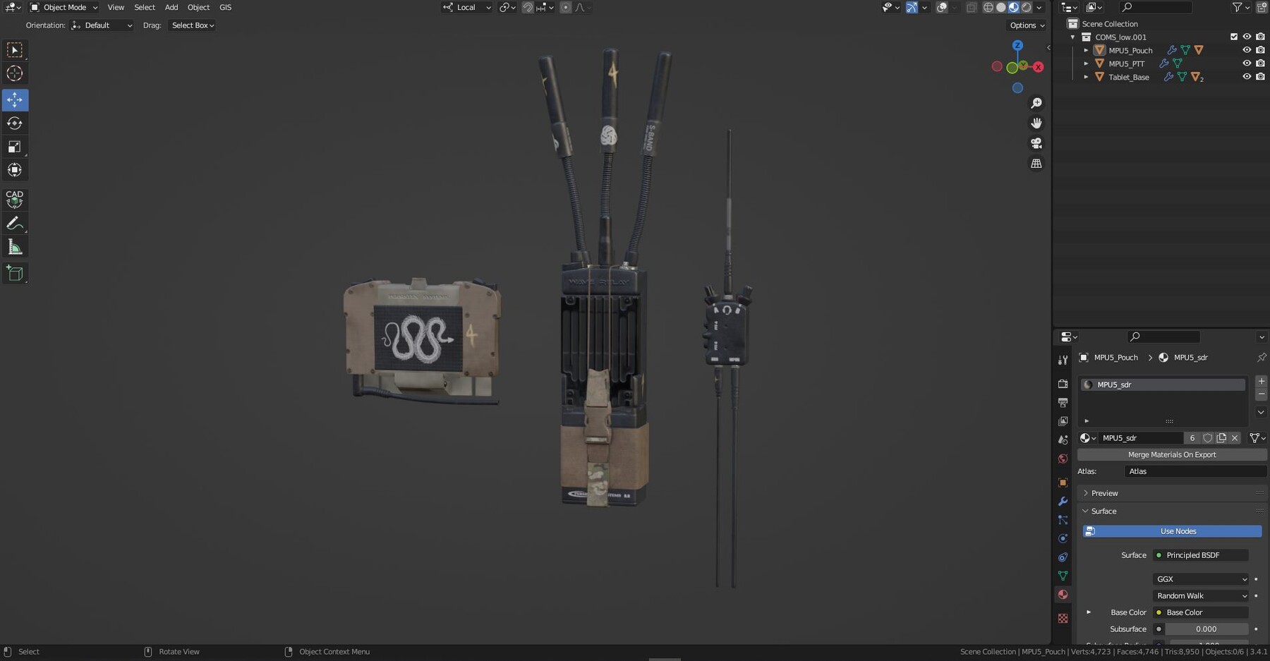 ArtStation - MILITARY Game-Ready Persistent Systems MPU5 Wave Relay ...