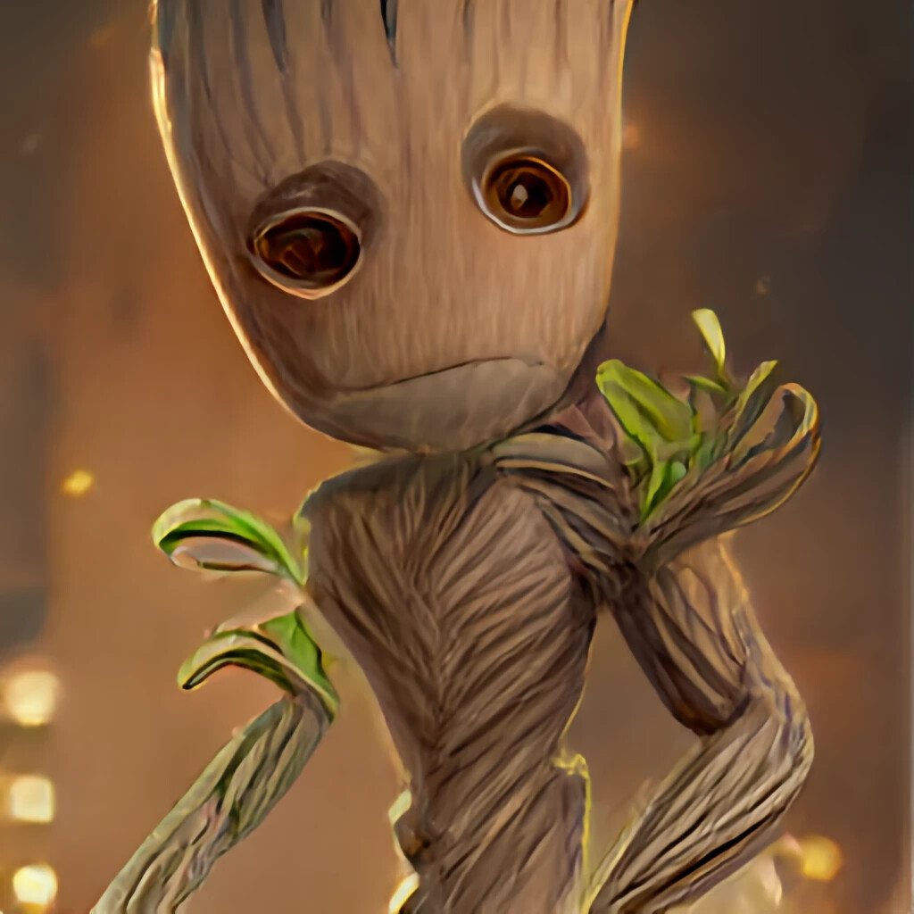ArtStation - pltn style, portrait of groot, intricate, elegant | Artworks