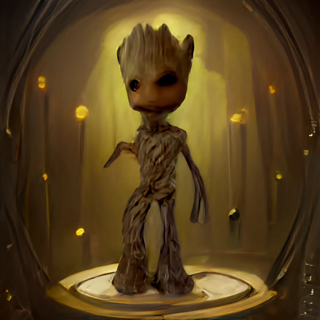 ArtStation - pltn style, portrait of groot, intricate, elegant | Artworks