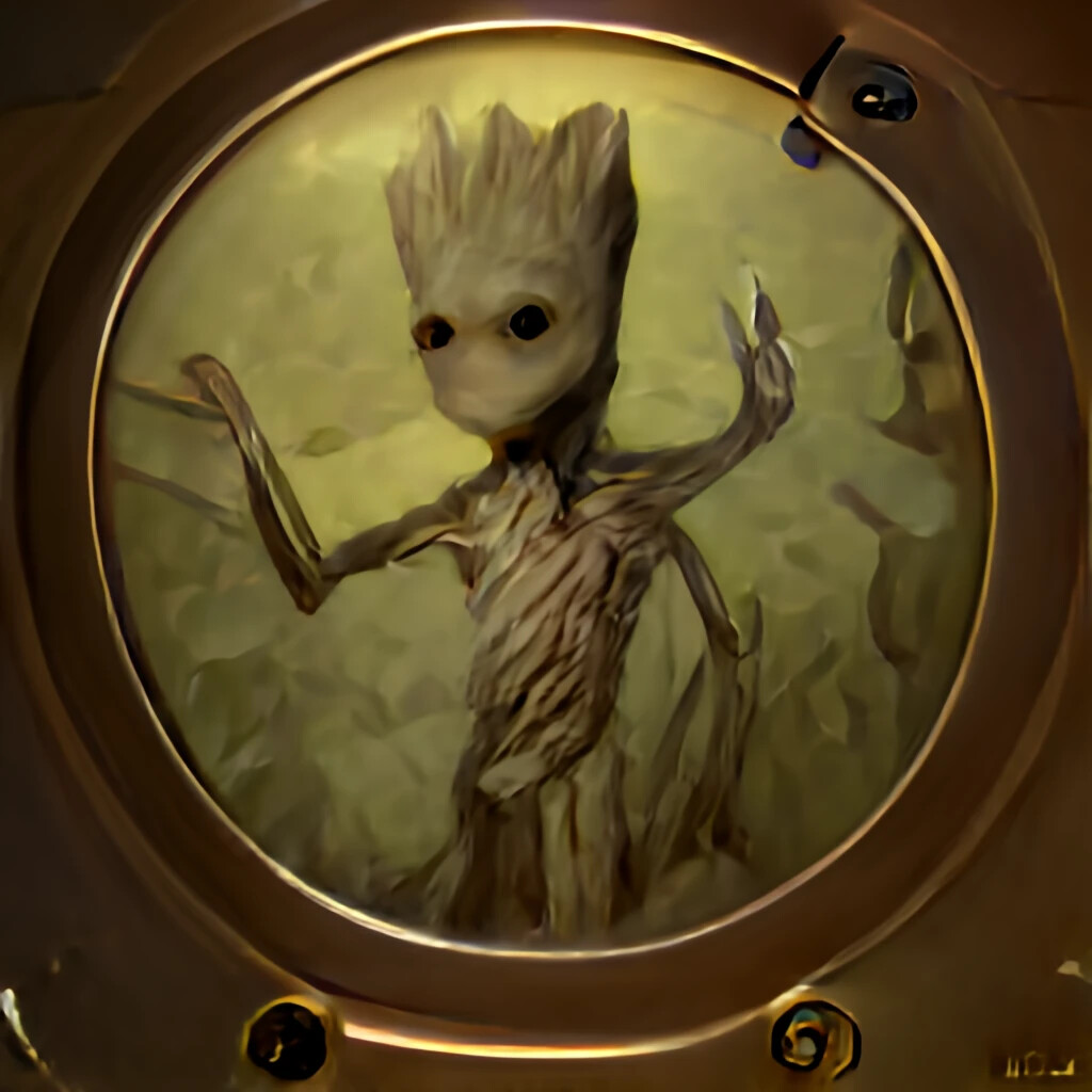 ArtStation - pltn style, portrait of groot, intricate, elegant | Artworks