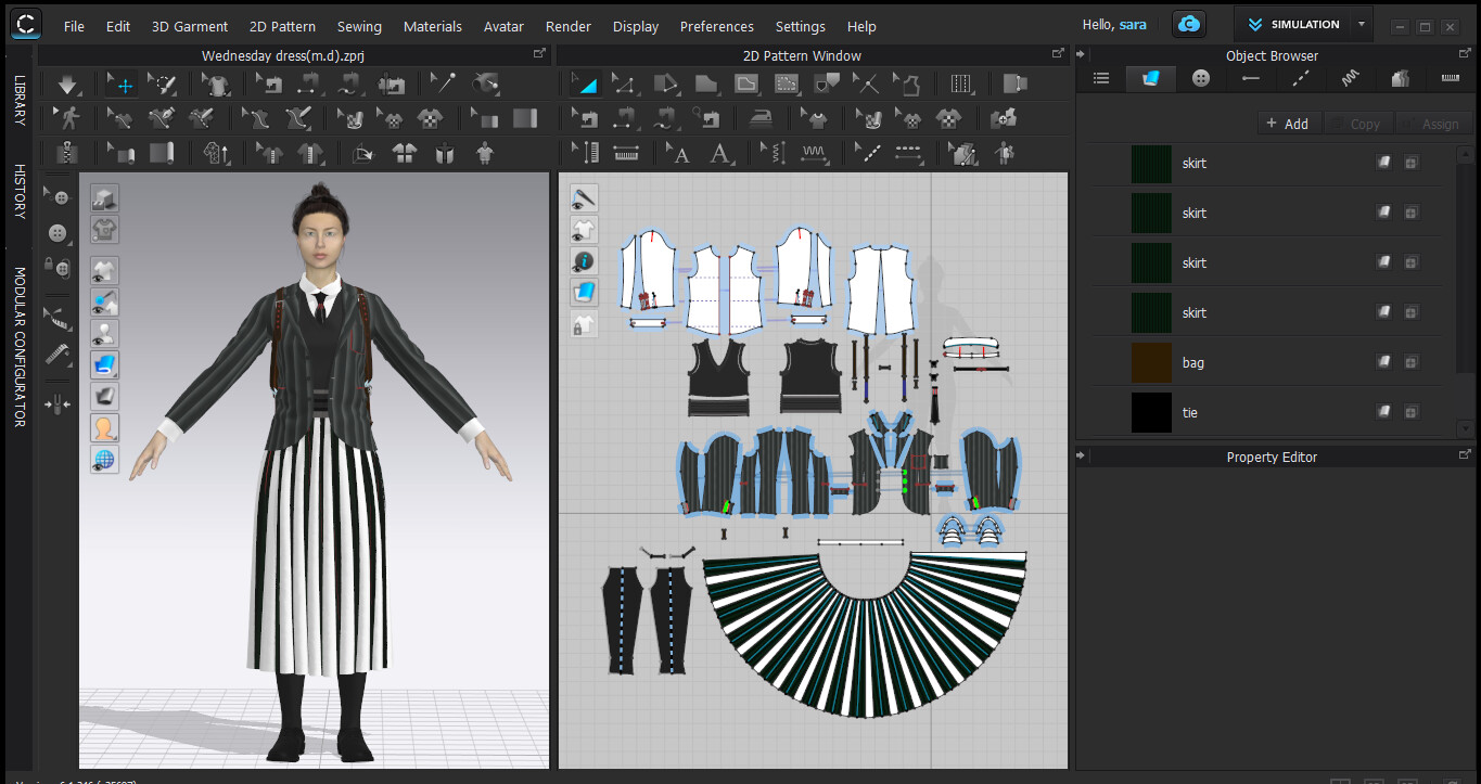 ArtStation - School Uniform | Game Assets