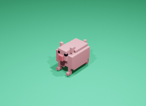 ArtStation - Cubic Pig | Game Assets