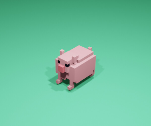 ArtStation - Cubic Pig | Game Assets