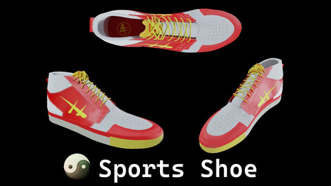 ArtStation - Sports Shoe | Game Assets