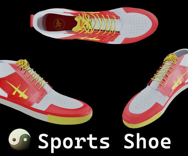 ArtStation - Sports Shoe | Game Assets