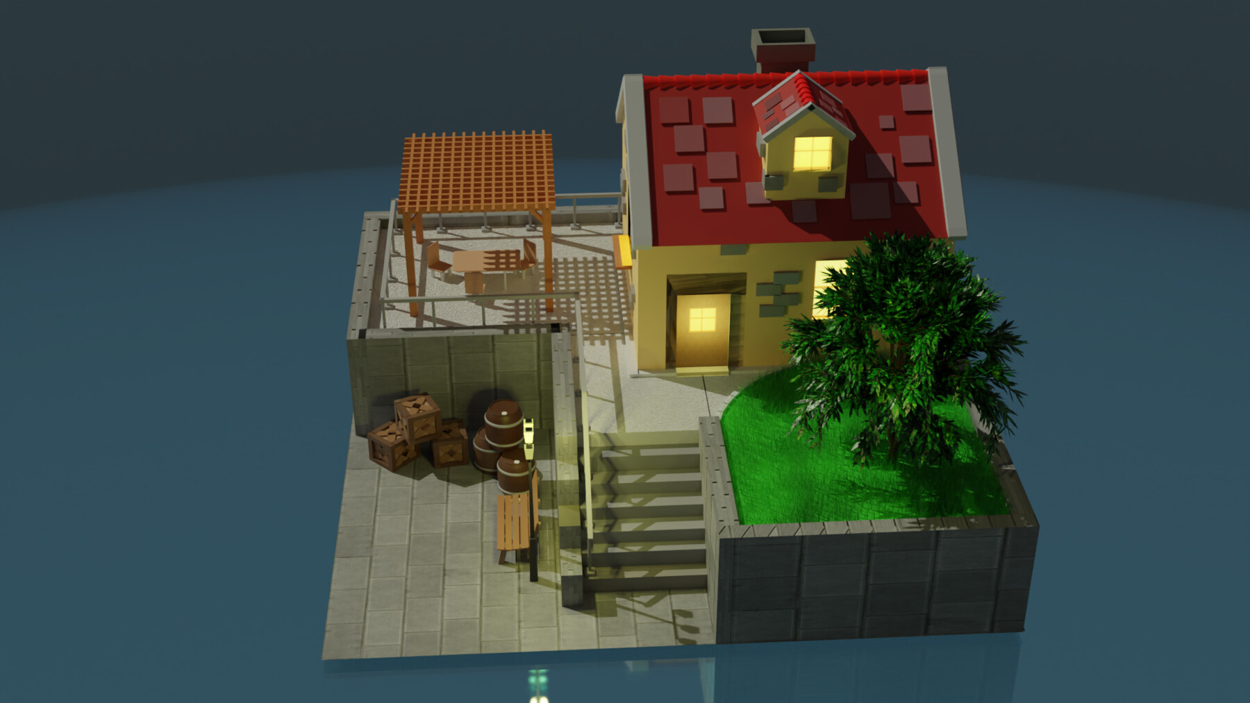 ArtStation - Low Poly - house | Resources