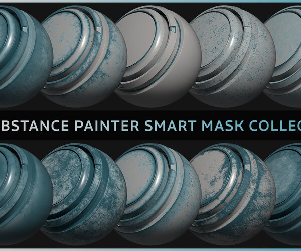 ArtStation - 10 Substance Painter Smart Mask Colelction | Game Assets