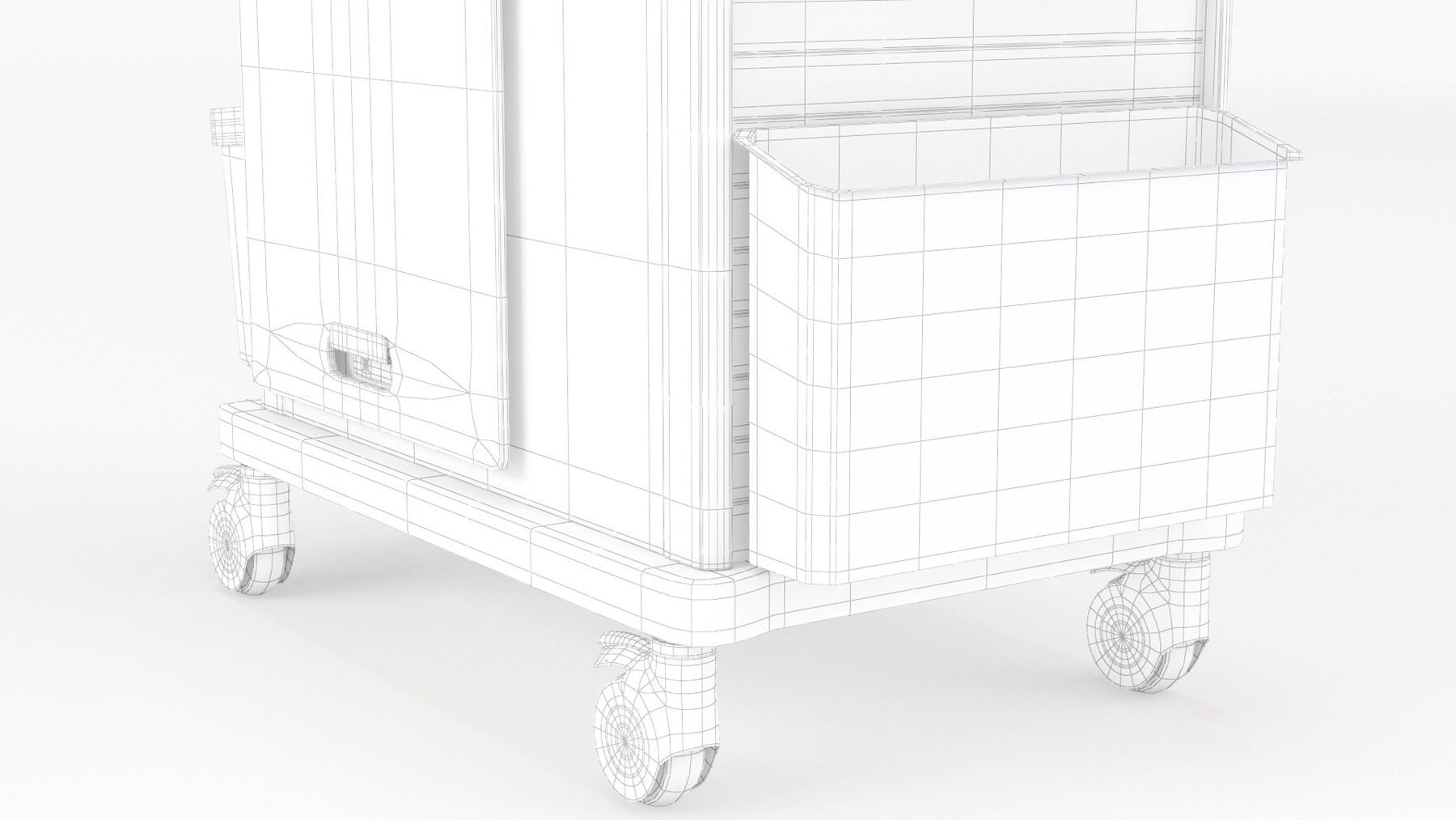 ArtStation - MS3C-550, Lite Mobile Crash Cart 3D Model | Resources