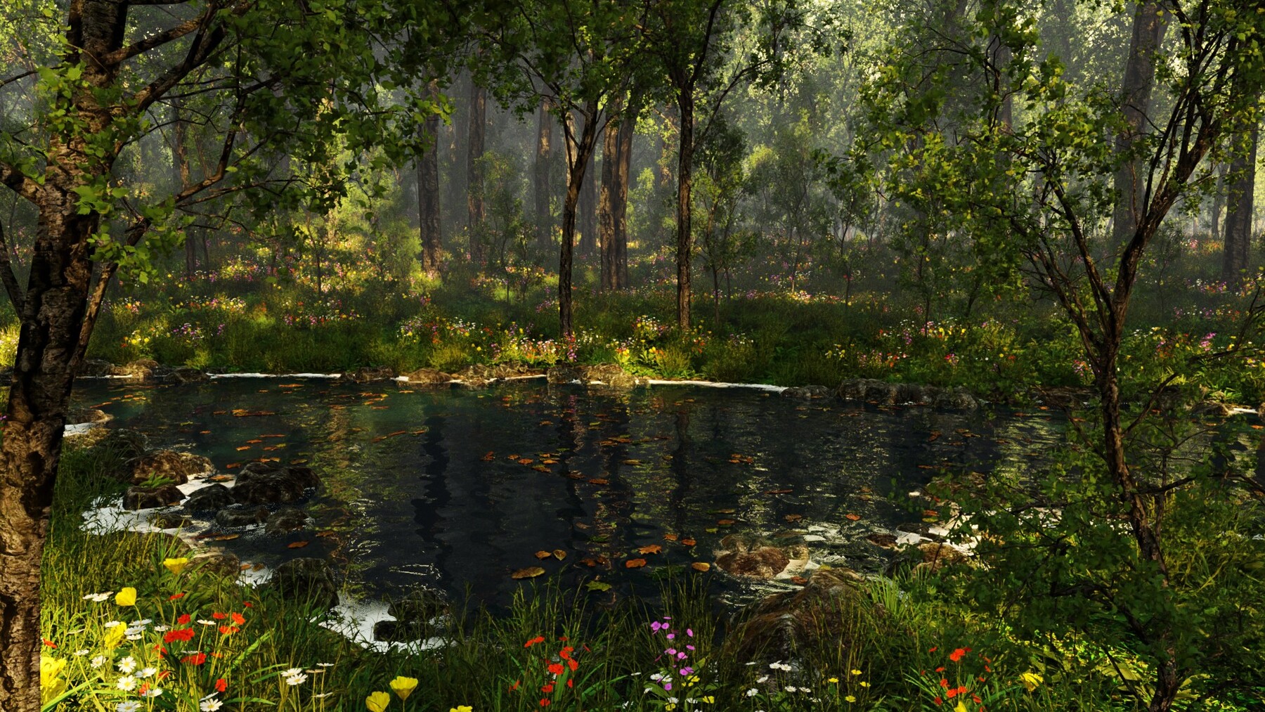 ArtStation - Mystic brook | Resources