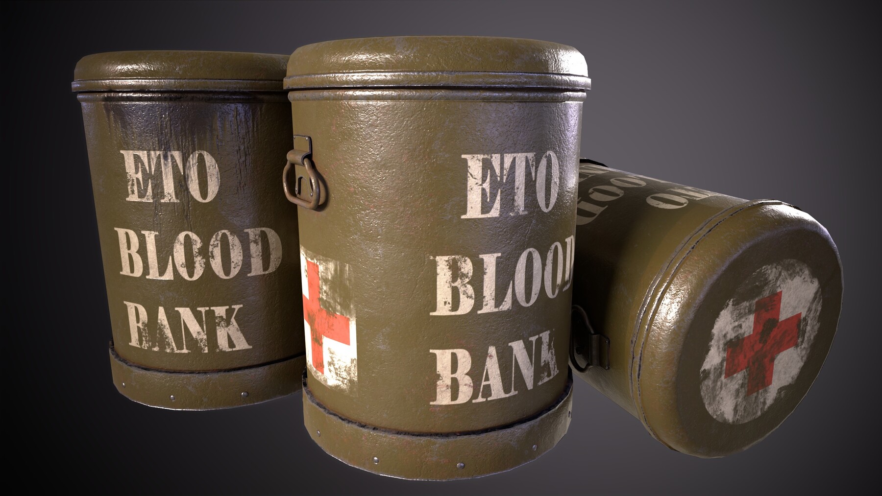 ArtStation - BloodBank Lowpoly Model | Resources