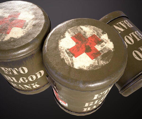 ArtStation - BloodBank Lowpoly Model | Resources