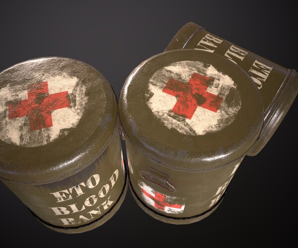 ArtStation - BloodBank Lowpoly Model | Resources