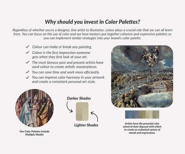 ArtStation - El Greco Procreate Brushes & Color Swatches | Brushes