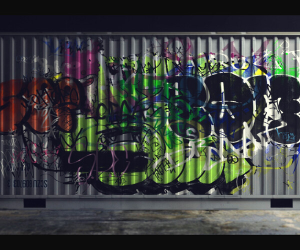 ArtStation - GRAFFITI DECALS Vol.1 | Game Assets