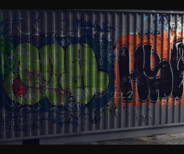 ArtStation - GRAFFITI DECALS Vol.1 | Game Assets