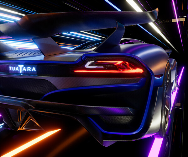 ArtStation - SSC Tuatara Striker full 3D Scene || 2022 | Game Assets