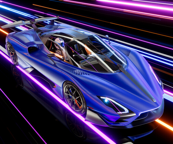 ArtStation - SSC Tuatara Striker full 3D Scene || 2022 | Game Assets