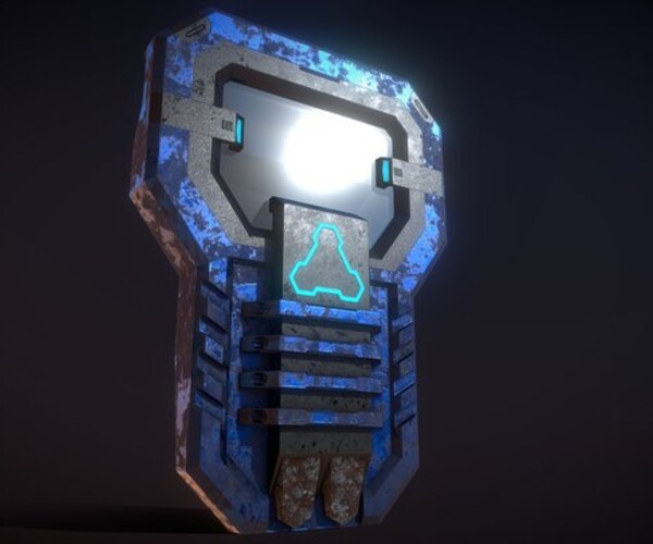 ArtStation - Deployable Riot Shield - Turntide | Game Assets