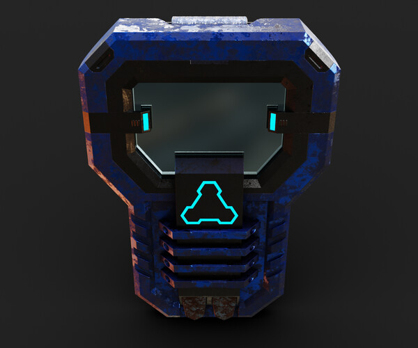 ArtStation - Deployable Riot Shield - Turntide | Game Assets