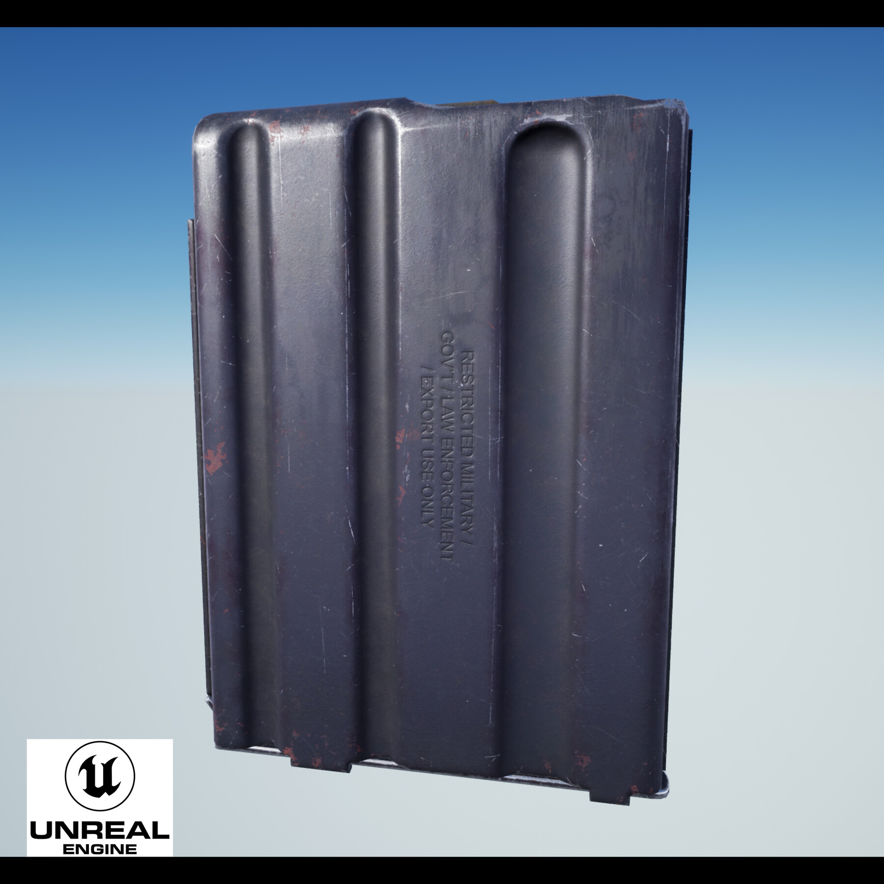 ArtStation - AR-15 Alloy Magazine 10-Round | Game Assets
